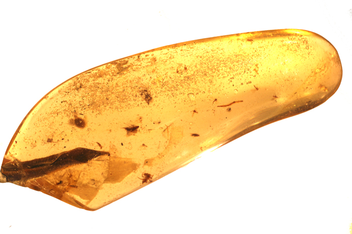 Kopal aus Madagaskar mit Inklusen