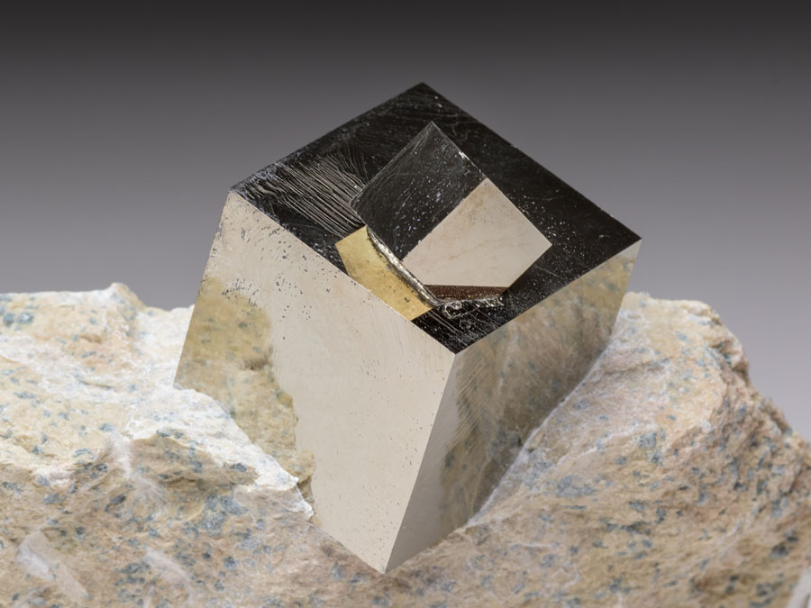 Pyrit aus Navajun, Spanien